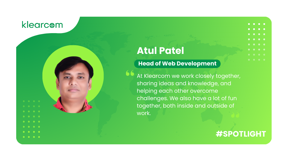 Employee Spotlight: Meet Head of Web Development, Atul Patel